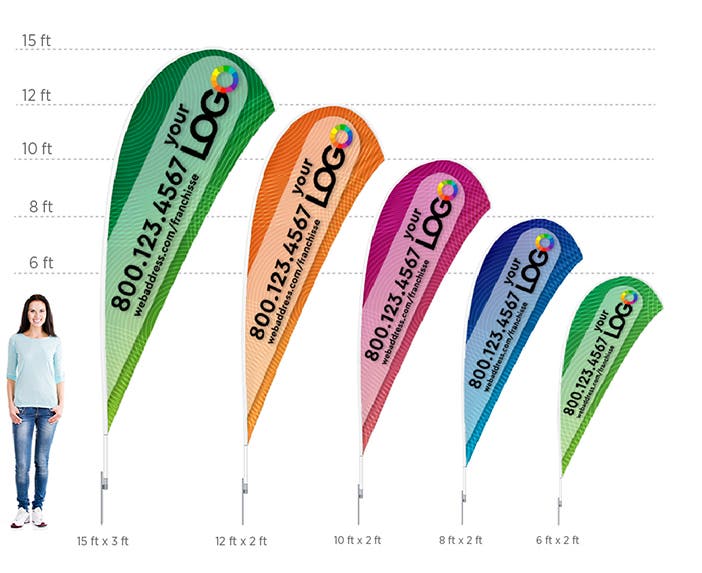 The UPS Store. Teardrop Flag - Automotive - 01